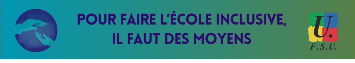 École Inclusive, la FSU écrit au ministre - fsu15